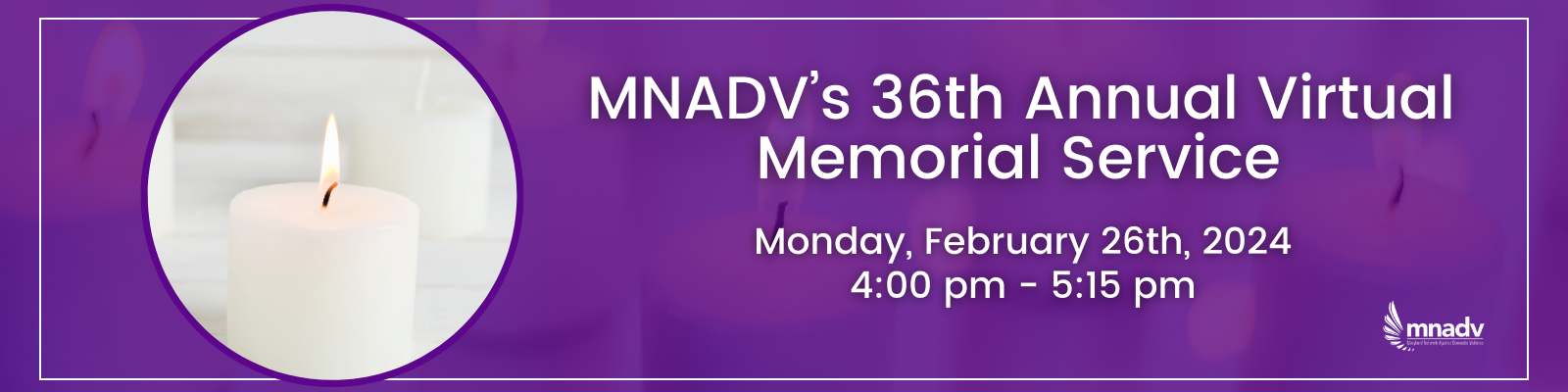 Annual Memorial Service – MNADV